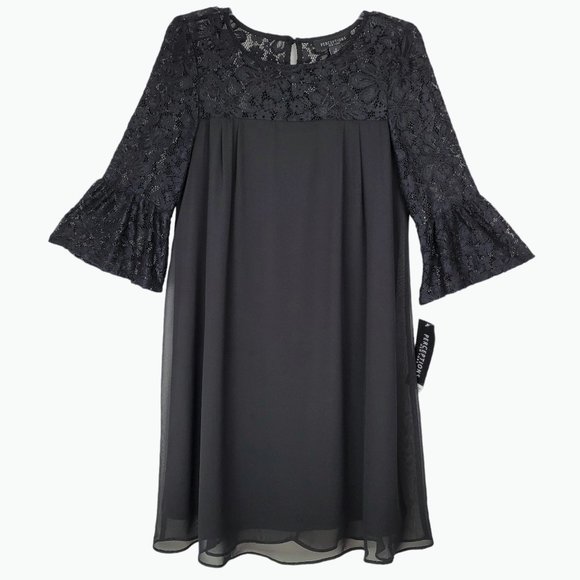 Perceptions | Dresses | Perceptions Womens Nwt 6 Dress Lace 34 Flare ...